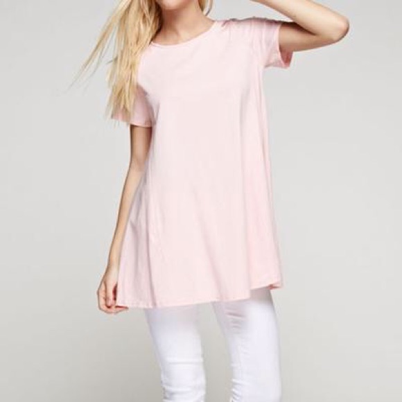 Tops | Soft Pink Tunic Swing Top | Poshmark